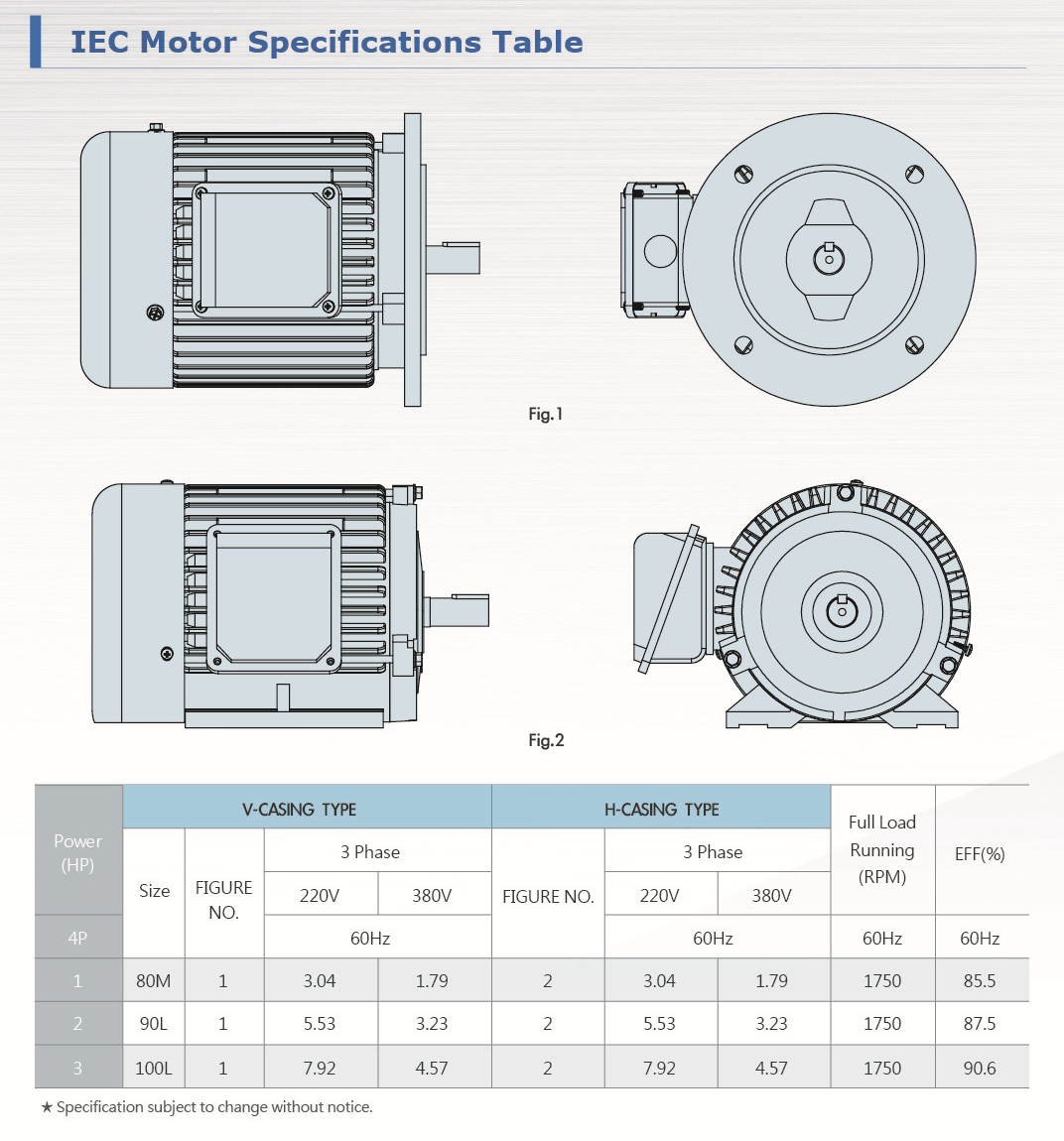 Iec Low Voltage Induction Motors Products Sesame Motor Corp